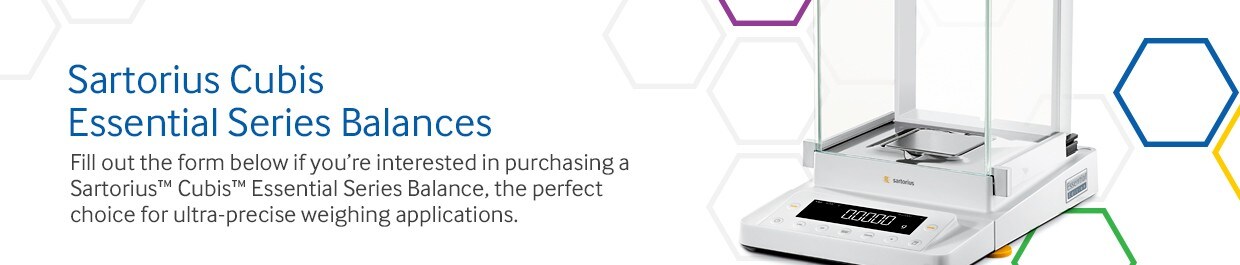 Sartorius Cubis Essential Series Balances