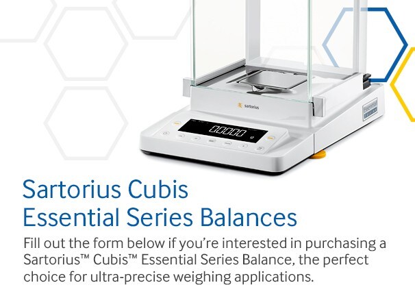 Sartorius Cubis Essential Series Balances